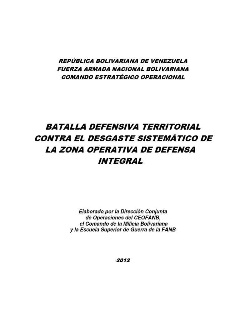Batalla ZODI Contra El Desgaste Sistematico | PDF | Personal (militar ...