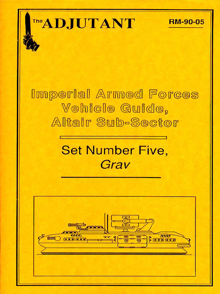 Adjutant - RM-90-05 - Grav Vehicles | PDF