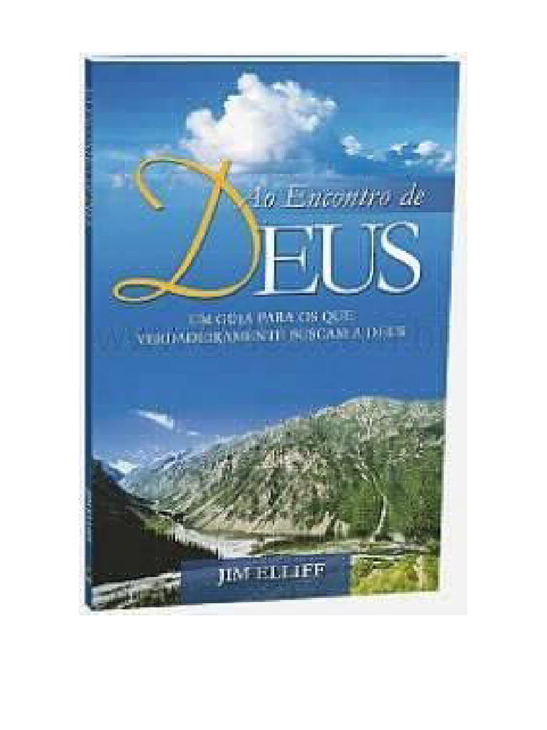 O Encontro de Deus - Jim Elliff | PDF | Pecado | Jesus