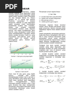 Regresi Linear, Intercept, Dan Slope | PDF