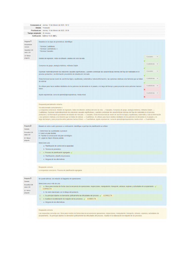 EXAMEN DD012 - Gestión y Dirección de Operaciones | PDF