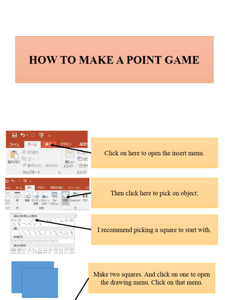 Create a Point Game in PowerPoint | PDF | Animation | Software