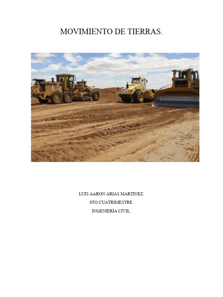 Guía Completa sobre Movimiento de Tierras | PDF | Ingeniero civil