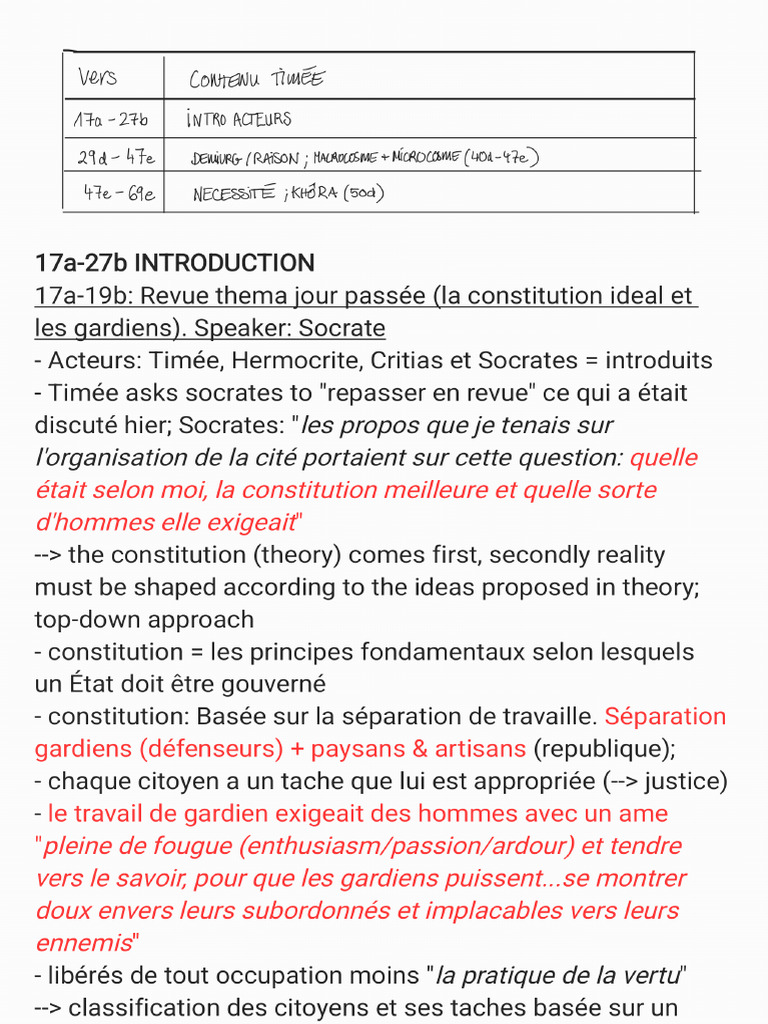 Protocol Timée Résumée - 240604 - 010513 | PDF