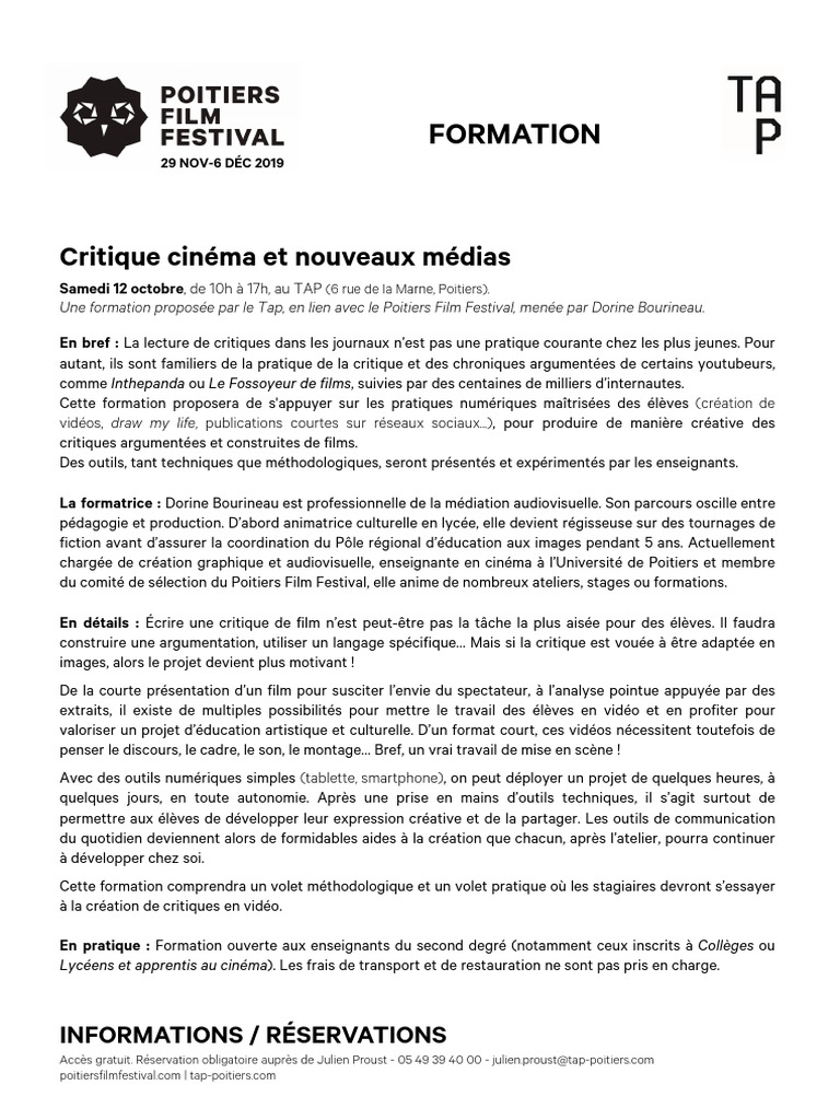 Critique de films et nouveaux médias | PDF | Cinématographie | Média ...
