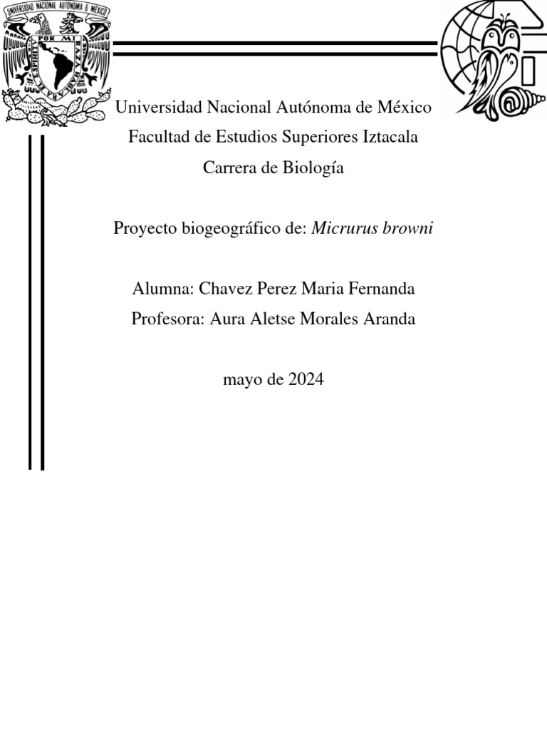 MariaFernandaChavezPerez_2653_ProyectoBiogeografia | PDF | Roca ...