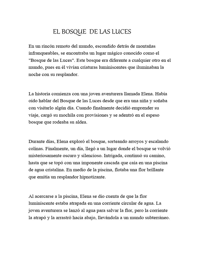 El Bosque de Luces | PDF