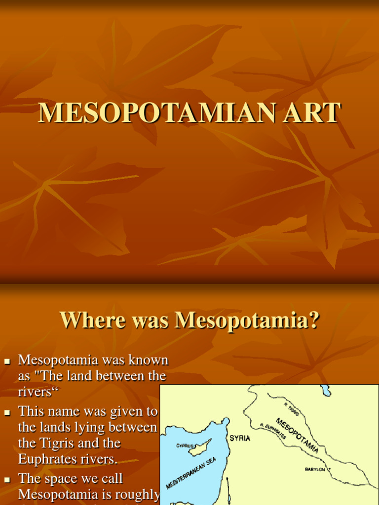 17 Mesopotamian Art 1 | PDF