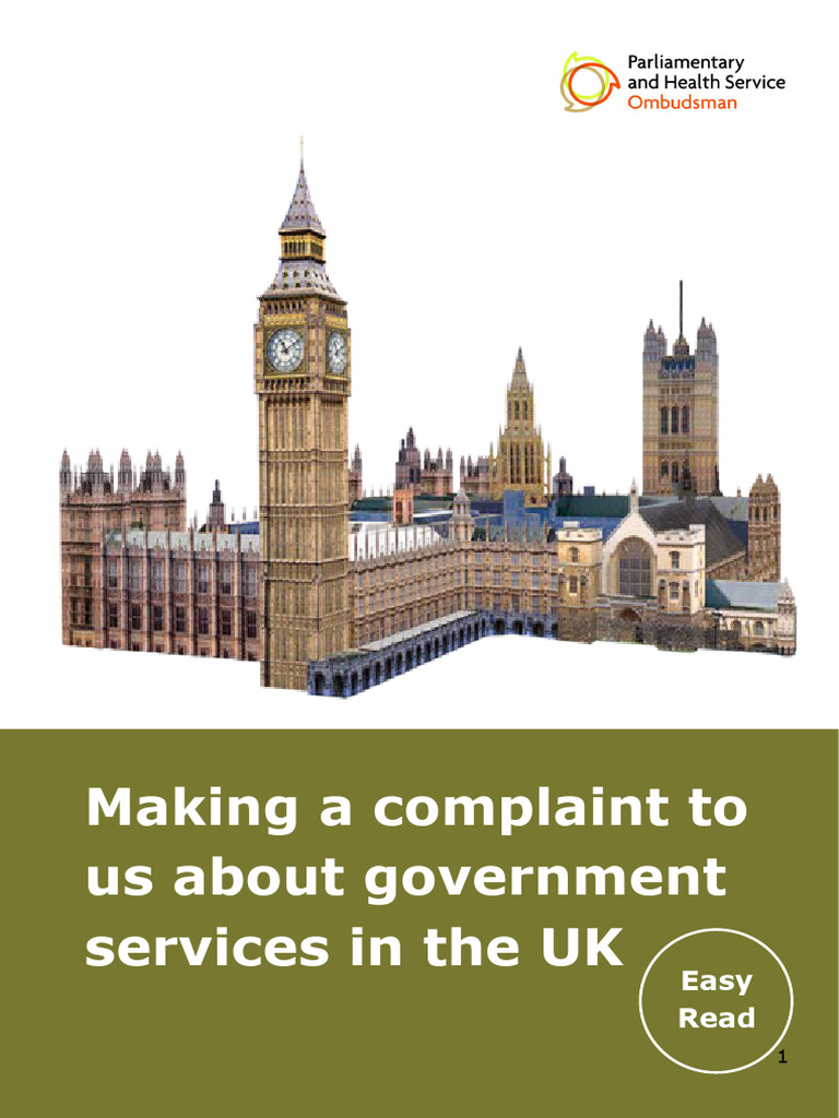 Easy Read Parliamentary Complaint Form 2017 | PDF
