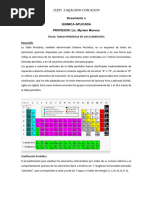 Filas Horizontales en la Tabla Periódica | PDF | Elementos químicos | Ion