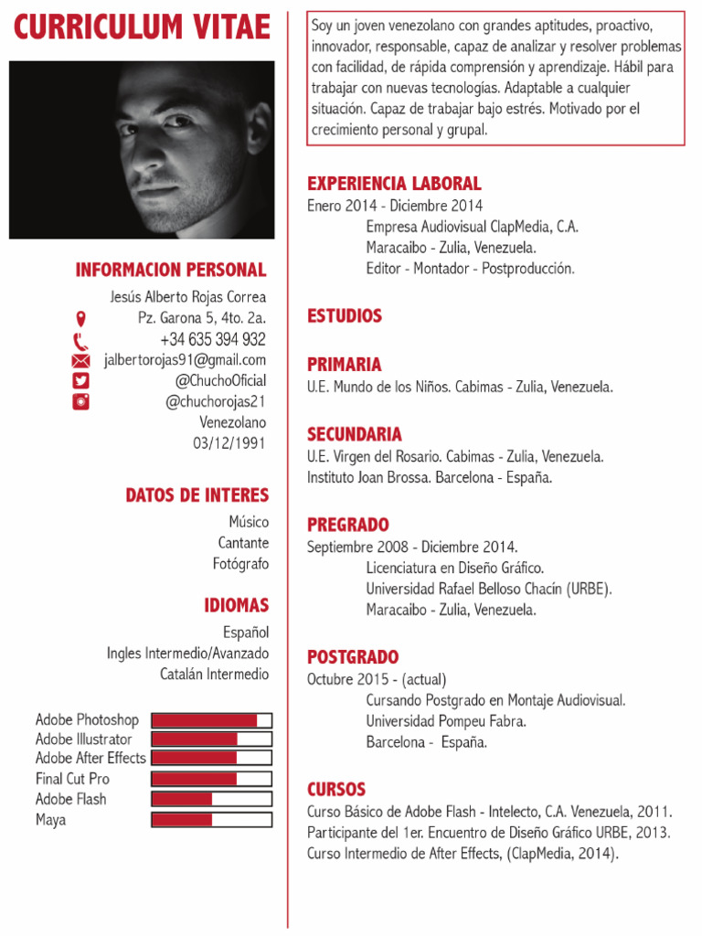 Jesus Rojas - CV | PDF