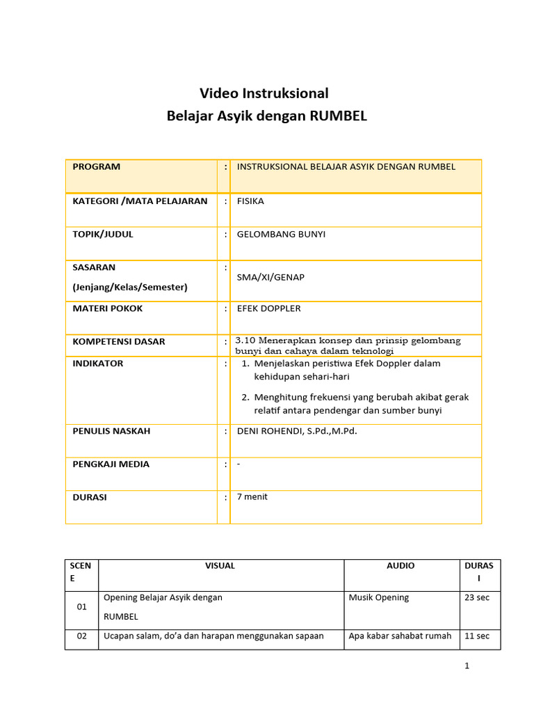 Outline Naskah Level 4 | PDF