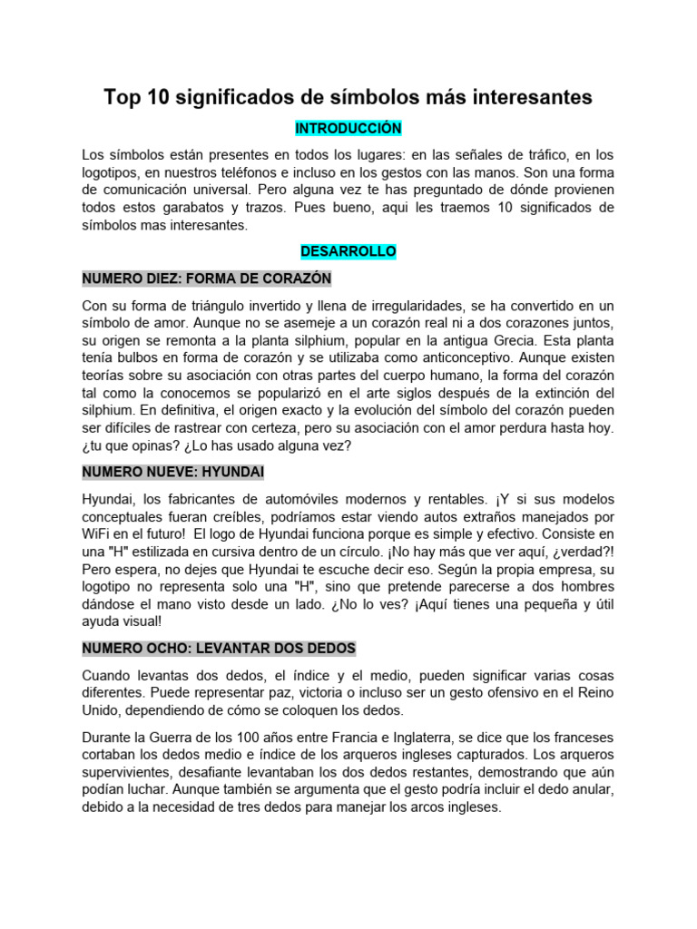 Top 10 Significados de Símbolos Más Interesantes | PDF | Yin y yang | Pi