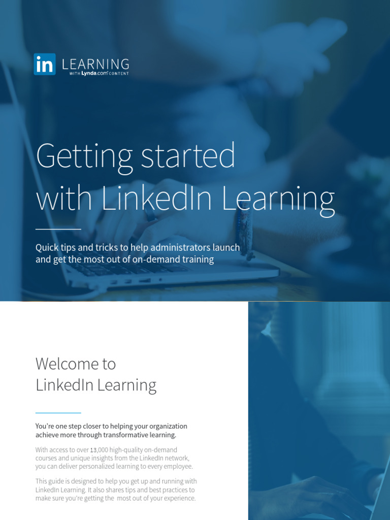 lil-guide-getting-started-with-linkedin-learning | Download Free PDF | Linked In | Learning