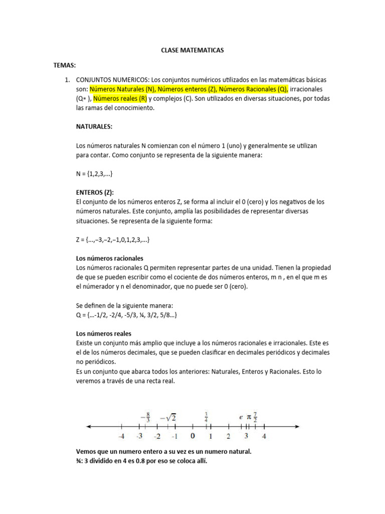 CLASE MATEMATICAS 5 DE MAYO DE 2024 | PDF | Números | División ...