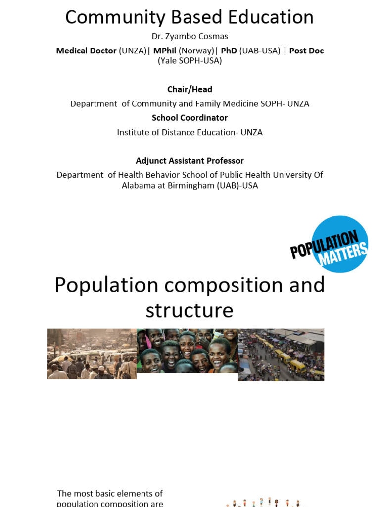 Population Composition and Structure | PDF | Medicine | Public Services