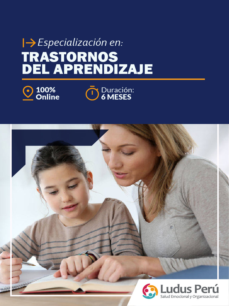 9 Especializacion en Trastornos Del Aprendizaje Brochure | PDF | Desorden hiperactivo y deficit ...