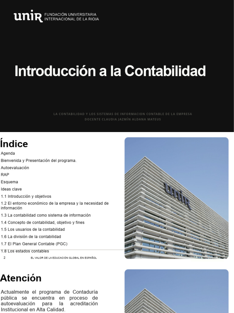 Tema 1 Introducción a La Contabilidad Nueva Plantilla | PDF ...