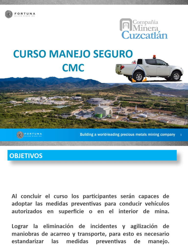 Curso de Manejo Seguro CMC Vehiculos 2024 | PDF | Tracción en las ...