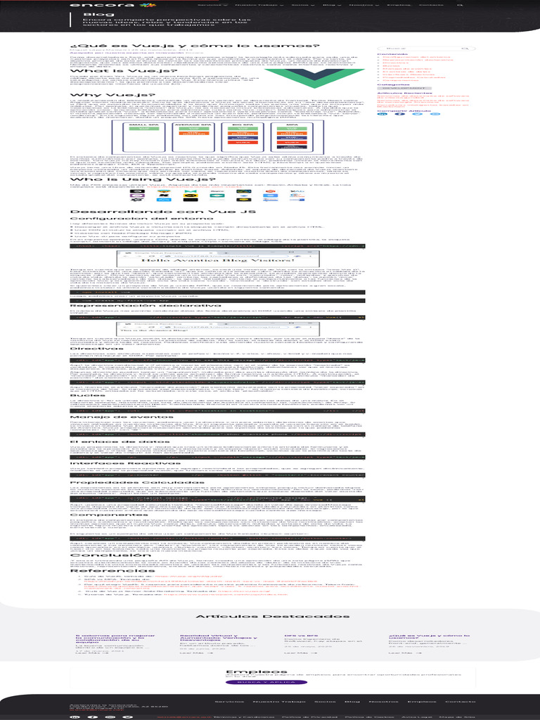 ¿Qué es Vue.js y cómo lo usamos_ | PDF | Script Java | Biblioteca (informática)