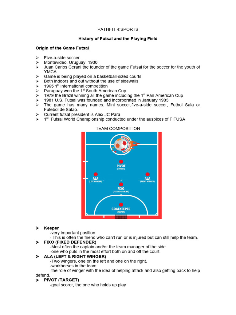 History of FUTSAL | PDF