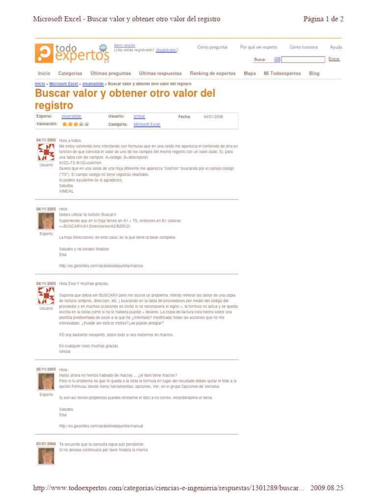 Buscar Valor Excel | PDF | Microsoft Excel | Software