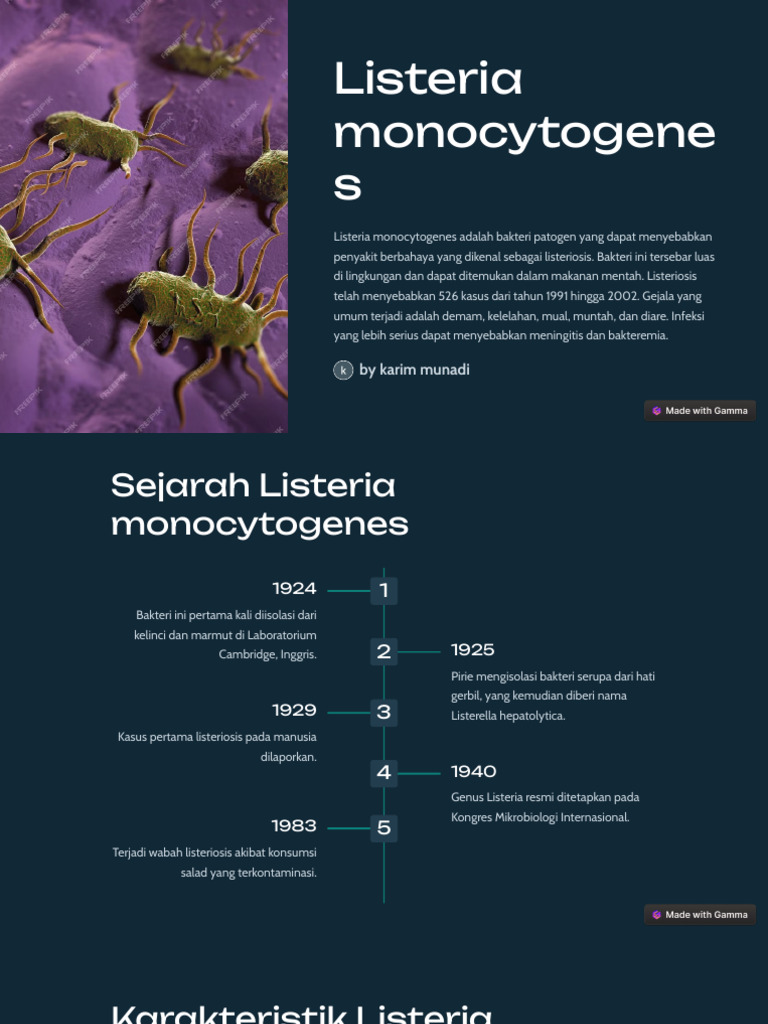 Antimikroba Minyak Sereh pada Listeria | PDF | Sains & Matematika