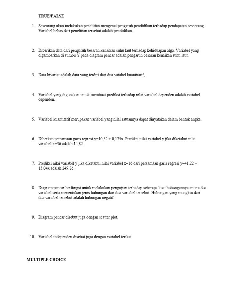 Latihan Soal Pat Mat Sem 2 Kls Xi 2024-1 | PDF | Metode & Bahan Ajar