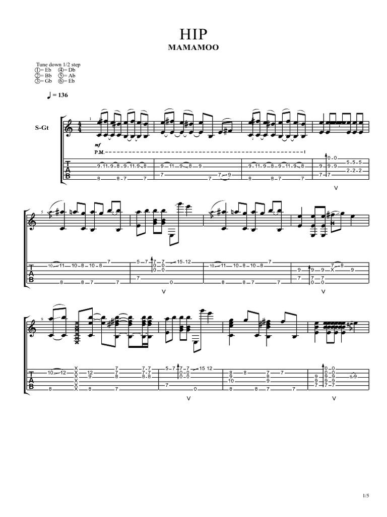 mamamoo-tune-down-1-2-step-1-eb-2-bb-3-gb-4-db-5-ab-6-eb-pdf
