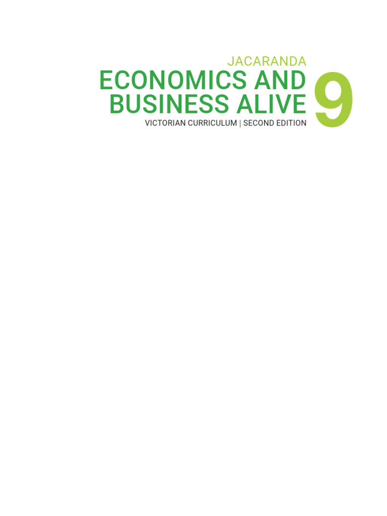 2020 Jacaranda Eco Business Year 9 | PDF | Entrepreneurship | Creativity