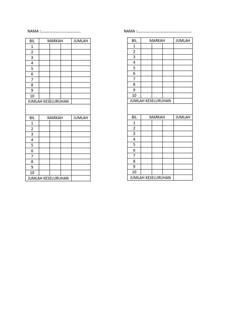 Markah Memanah | PDF