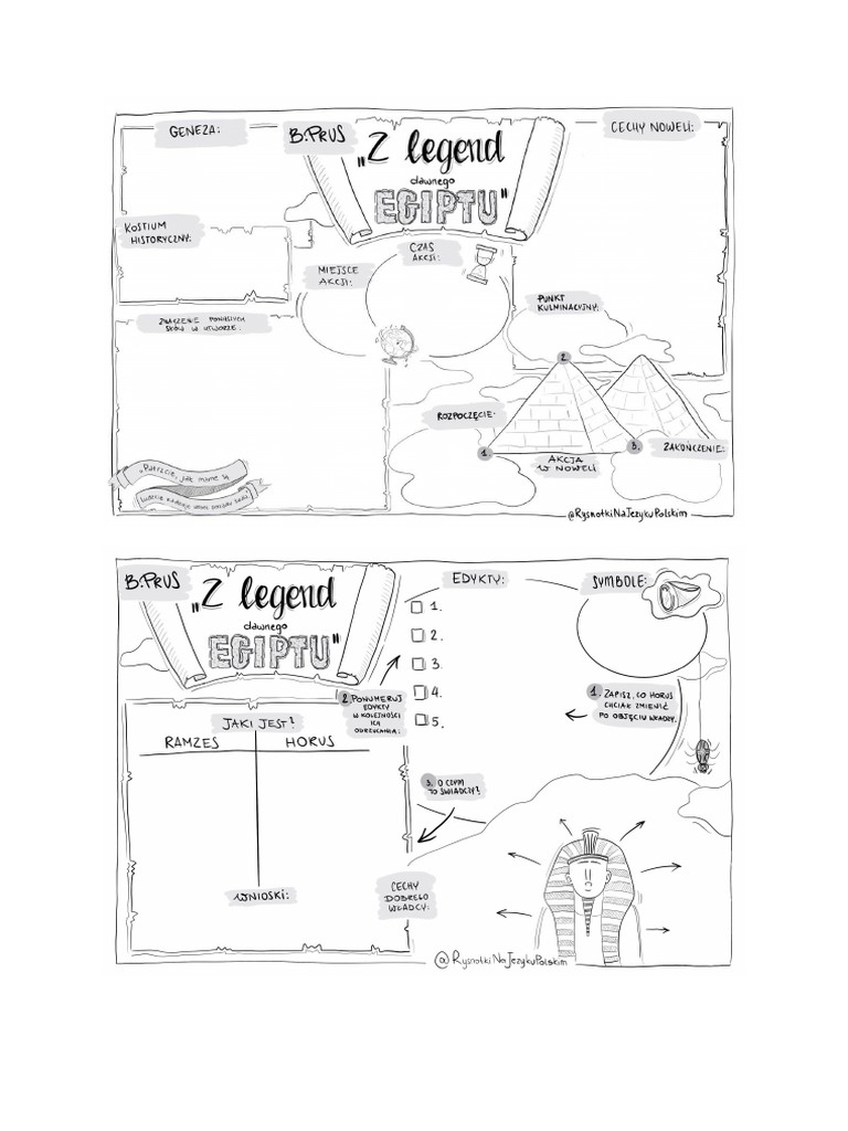 Lektura Karta Pracy Z Legend Dawnego Egiptu-1 | PDF