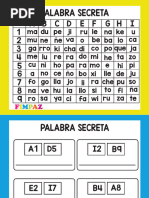 Palabras de 1, 2 y 3 sílabas para niños | PDF