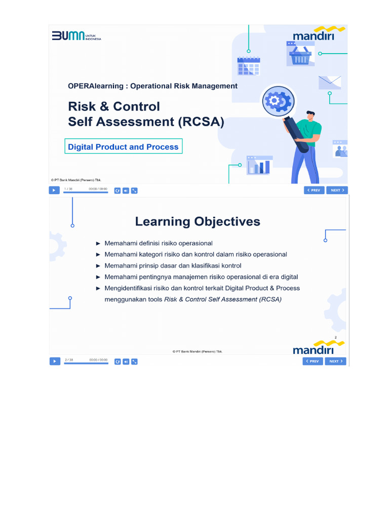 Materi_ OPERAlearning Operational Risk Management | PDF