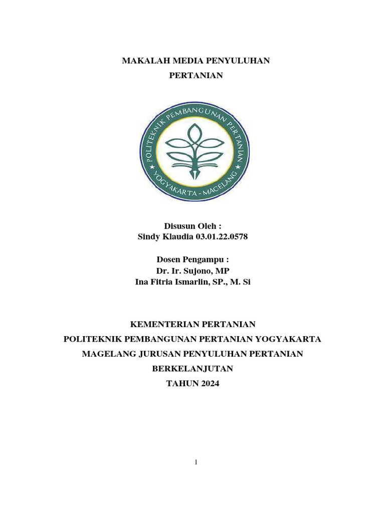 Makalah Media PP 2024-Compressed | PDF | Ilmu Sosial | Kesehatan Holistik