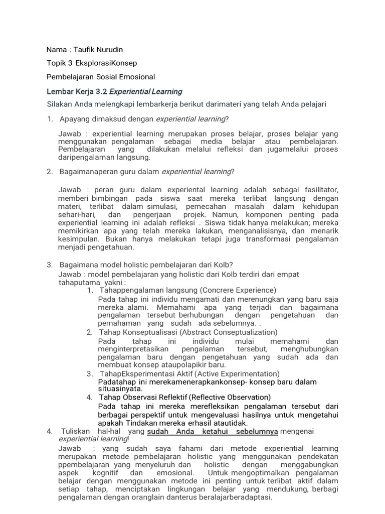 Topik 3 Eksplorasi Konsep PSE | PDF