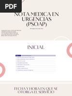 Formato SOAP | PDF | Medicina | Especialidades Medicas