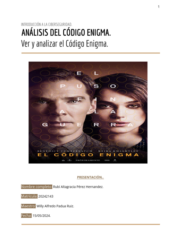 Codigo Enigma. | PDF