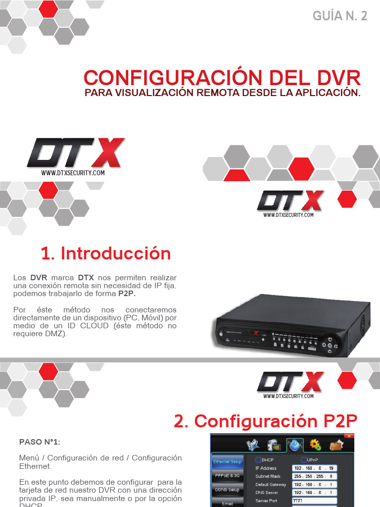 APLICACION DVR DTX | PDF | Google Play | Código QR