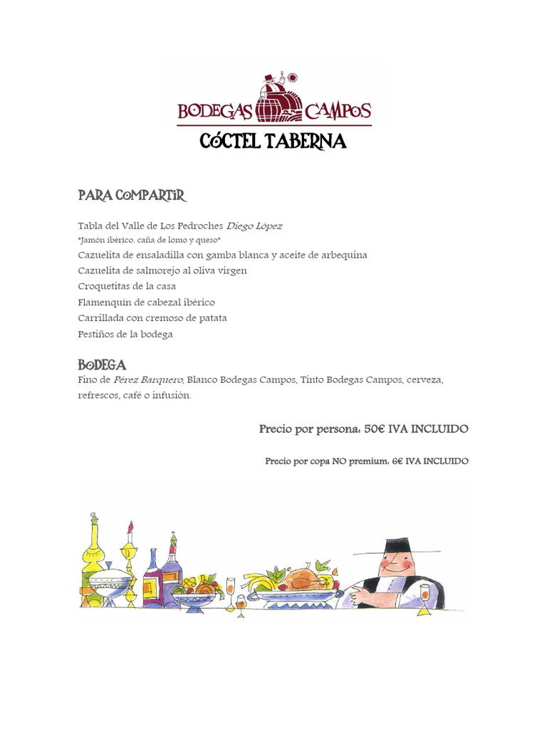 Cóctel Taberna | PDF