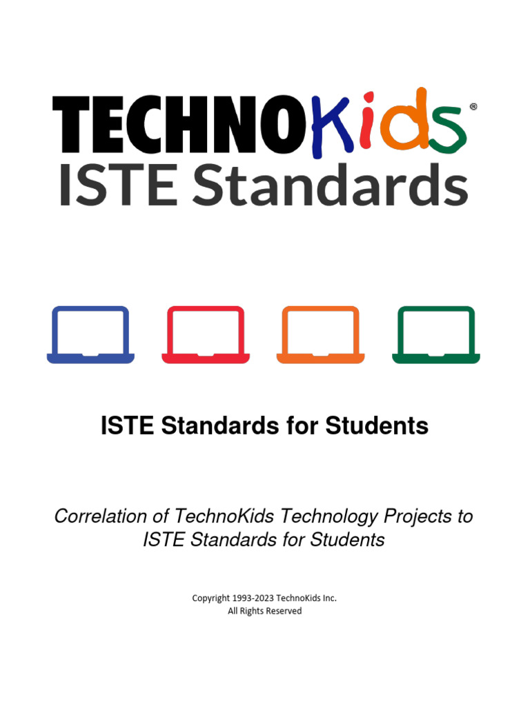 technokids iste standards form | Download Free PDF | Learning | Information