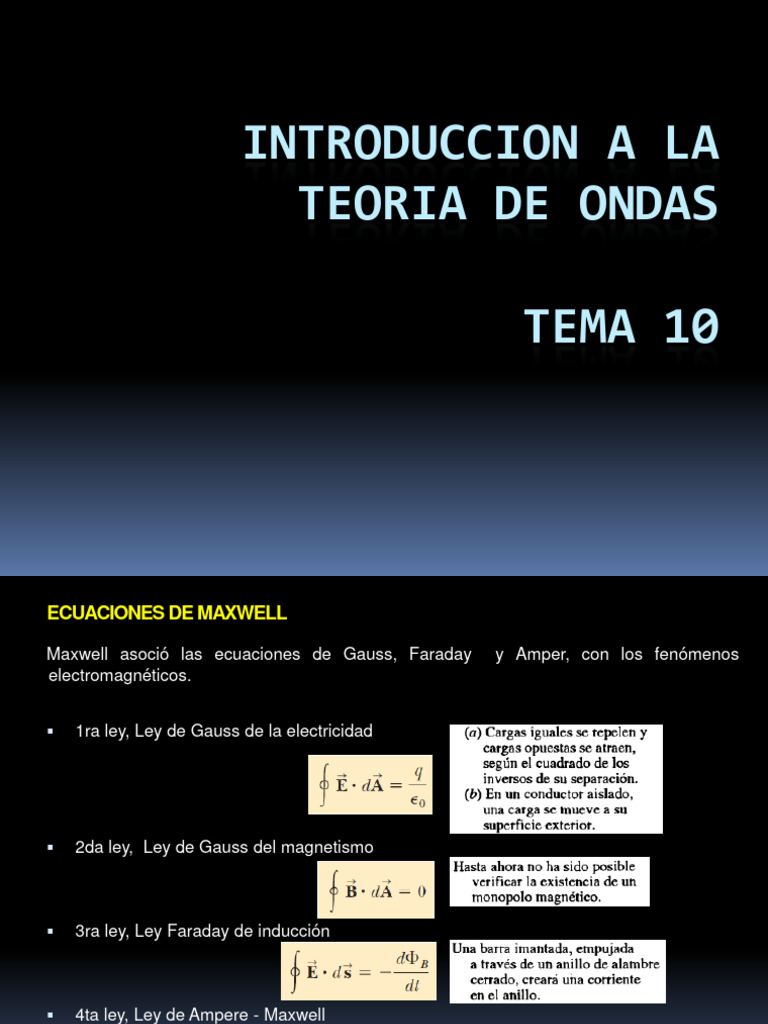 tema 10 introduccion a la teoria de ondas | Descargar gratis PDF ...