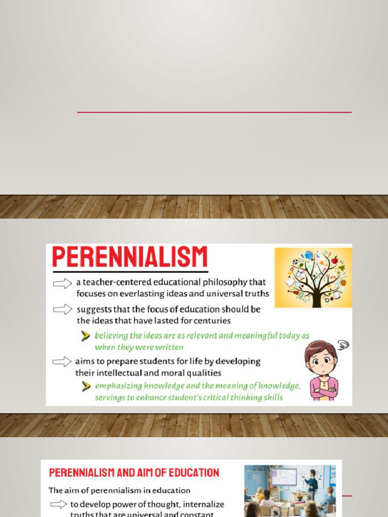 Engaging Activities for Teaching Perennialism | PDF | Truth | Liberal ...