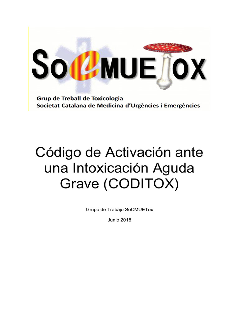 Coditox - SoCMUETox - Julio - 2018 | PDF | Ácido | Quemar
