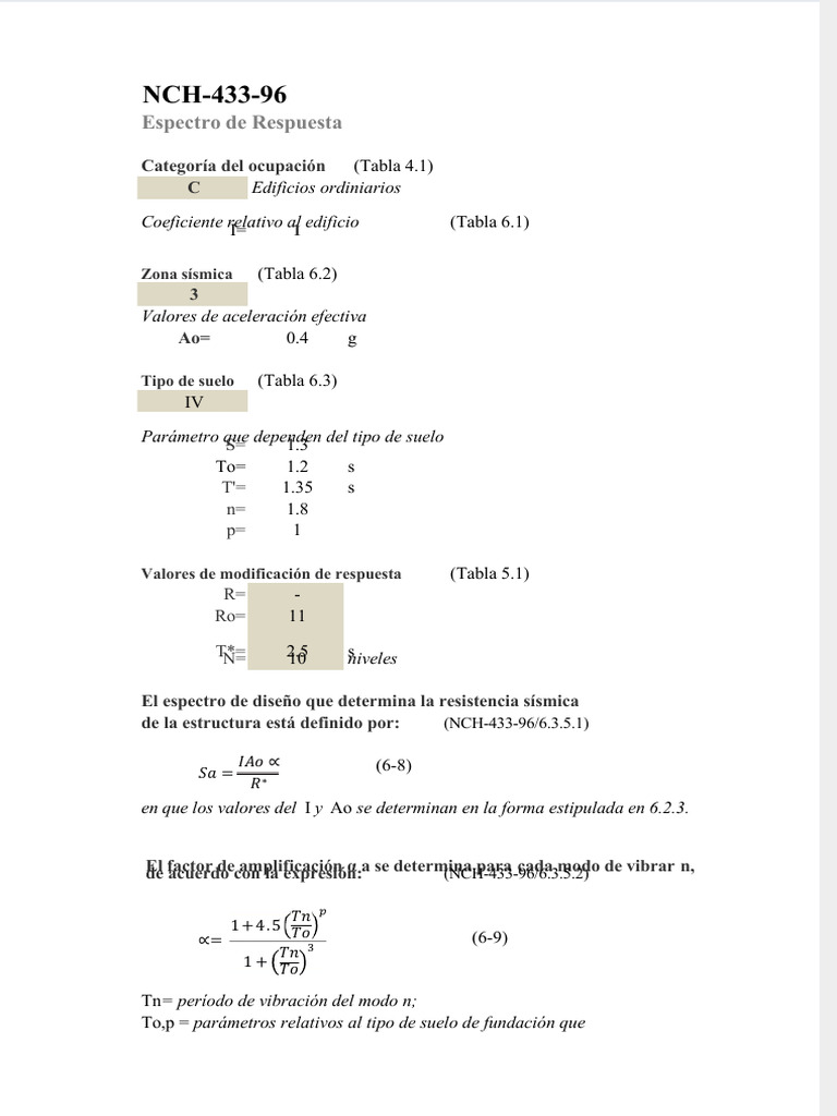 Espectro 1 | PDF | Mecánica | Ingeniero civil