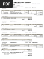 Cashier Report Form | PDF