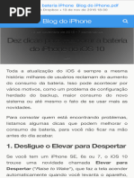 Capacidade das Baterias de Todos os iPhones | PDF | iPhone | iOS