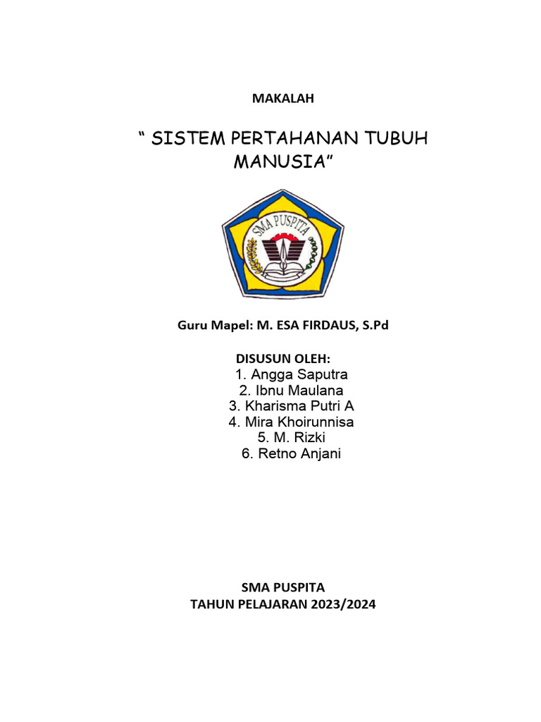 Pengertian Sistem Pertahanan Tubuh | PDF | Kesehatan Holistik