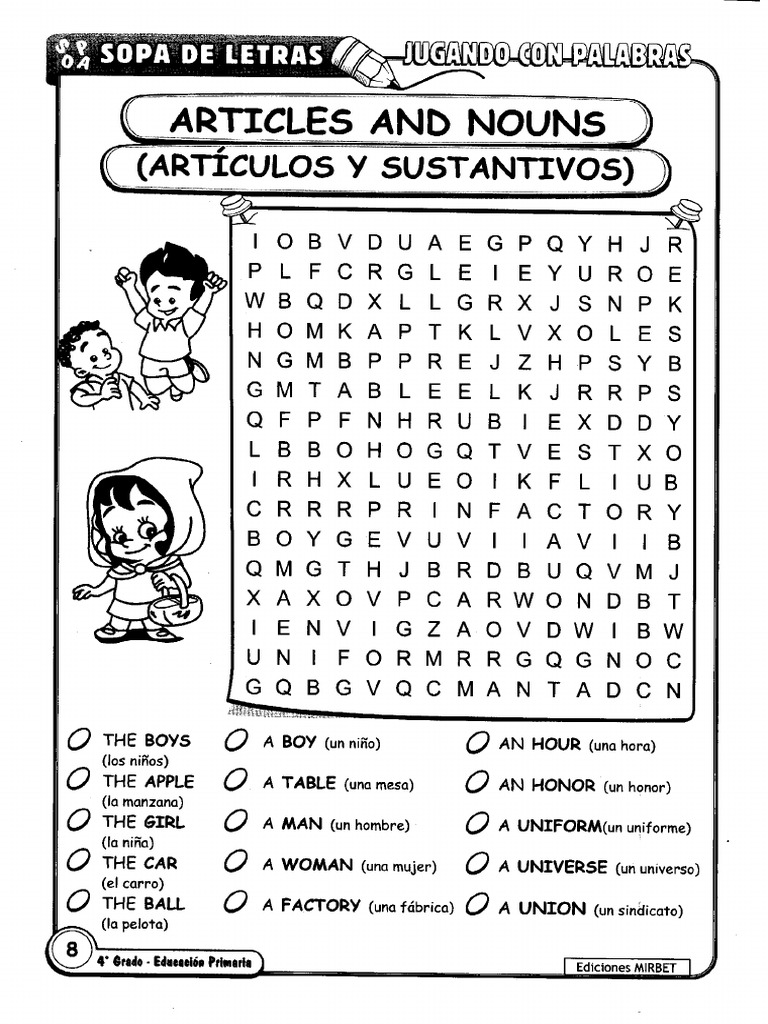 ARTICULOS Y SUSTANTIVOS | PDF