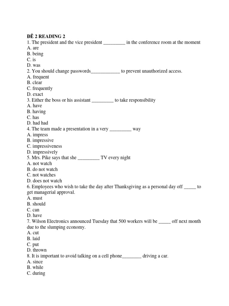 ﾄ雪ｻ 2 Reading 2 Pdf